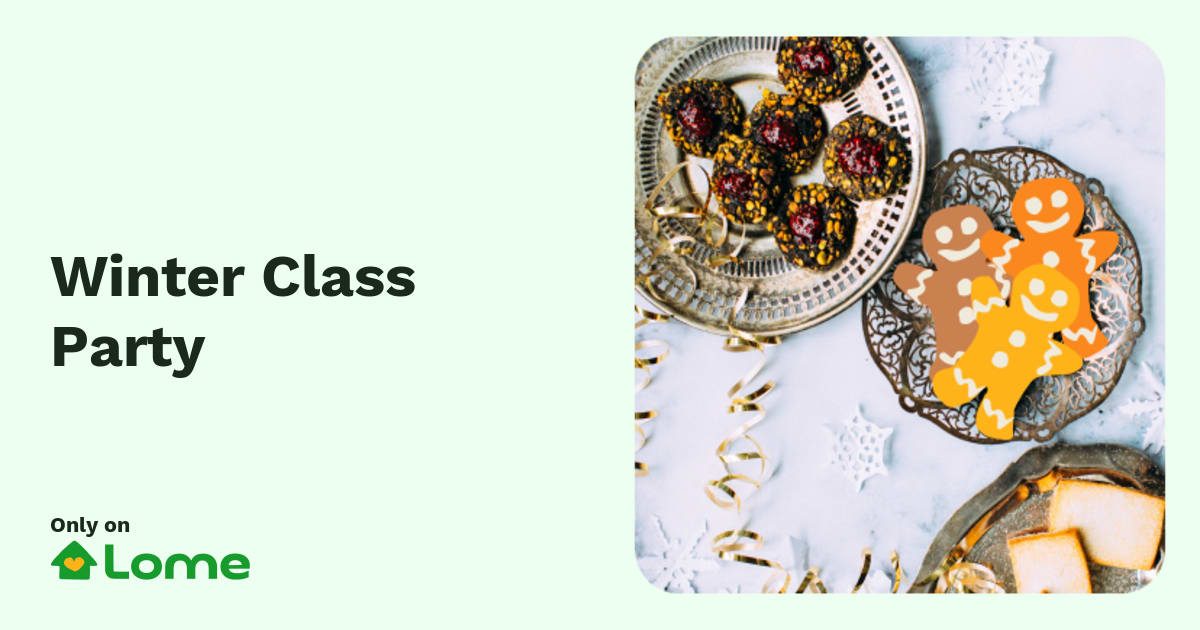 Winter Class Party | Room Parent Sign Ups and Invitation Themes on Lome