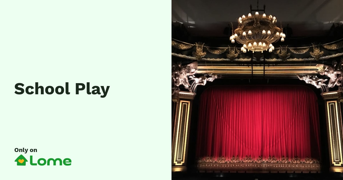 School Play | School Sign Ups and Invitation Themes on Lome