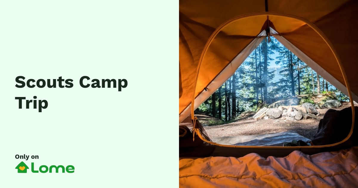 Scouts Camp Trip | Scouts Sign Ups and Invitation Themes on Lome