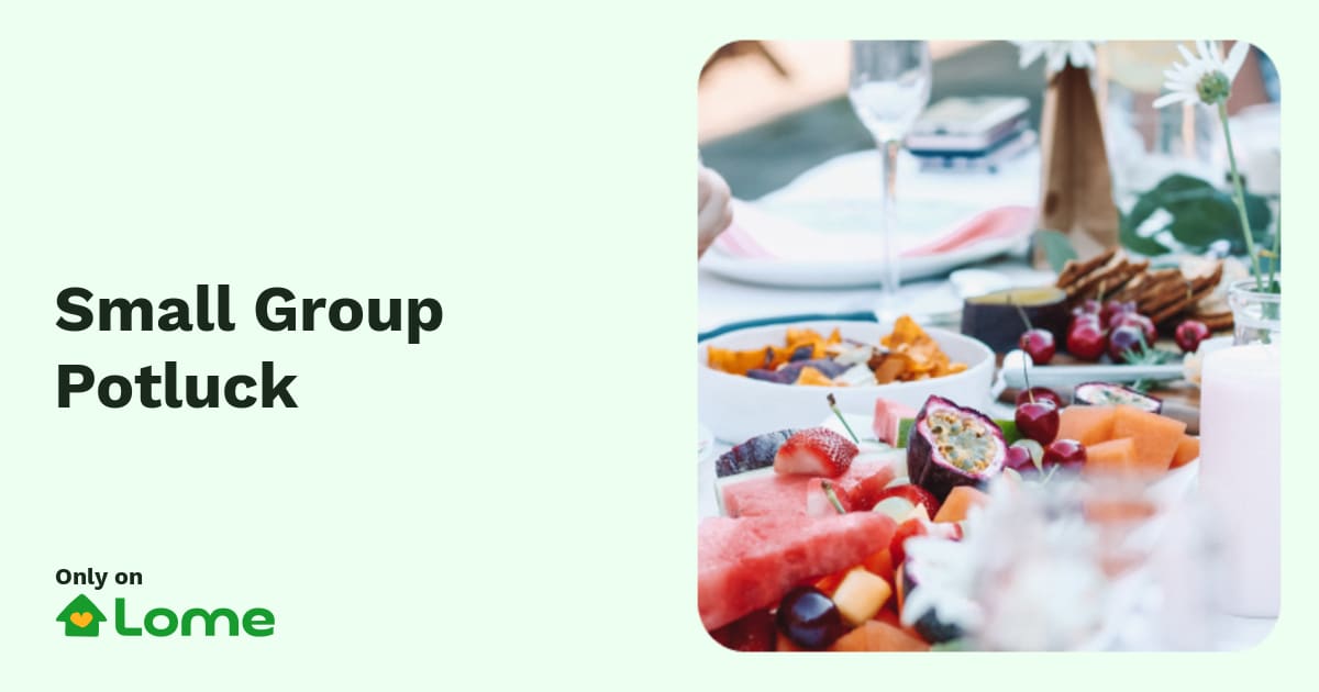 Small Group Potluck | Small Group Sign Ups and Invitation Themes on Lome