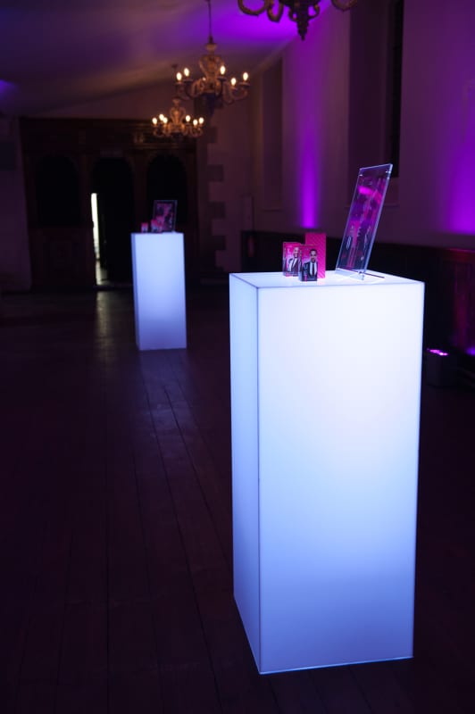 Light Box Opal Plinth | LONDON PROP HIRE