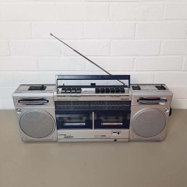 Philips Retro Boombox (Fully Working) | LONDON PROP HIRE