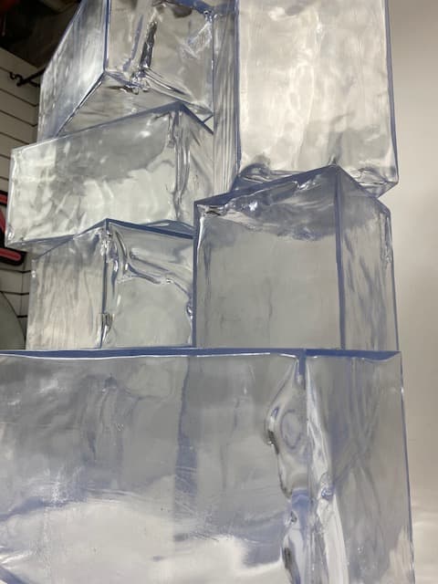 Fake Giant Ice Block/Cube | LONDON PROP HIRE