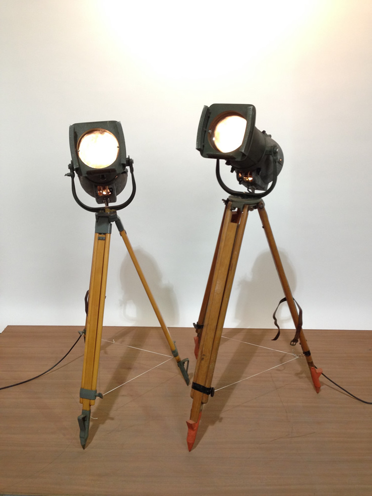 Vintage Industrial Spotlight With Long Lens | LONDON PROP HIRE