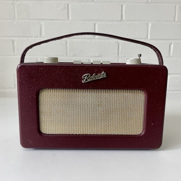 Roberts Burgundy Radio (Non Practical) | LONDON PROP HIRE