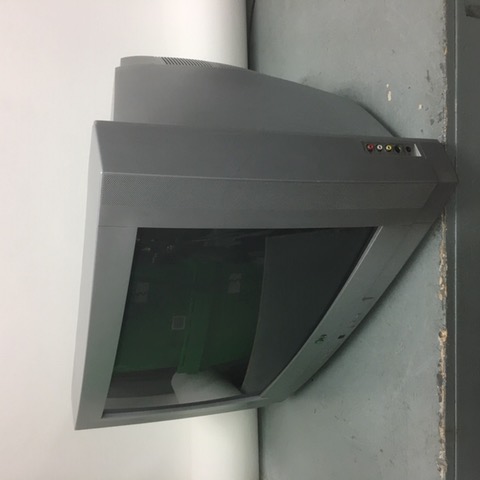 Non Practical Silver LG TV | 20th Century Props
