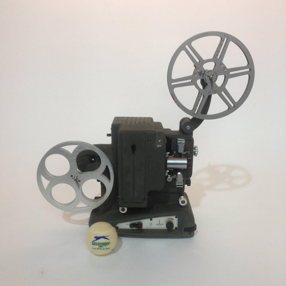 Non Practical Dark Grey Bolex 8mm Film Projector | 20th Century Props