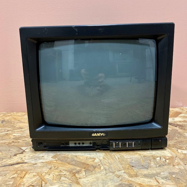 Fully Working Colour Sanyo TV (13") | 20th Century Props