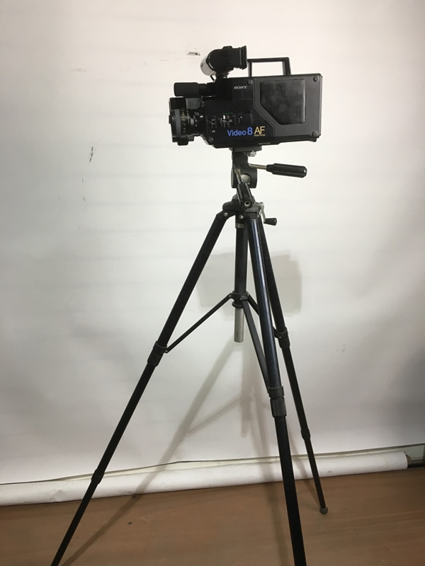 Non Practical Retro 'SONY' Video 8 Film Camera With Tripod (Model no ...