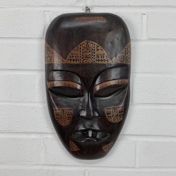 Brown Tribal Mask | 20th Century Props