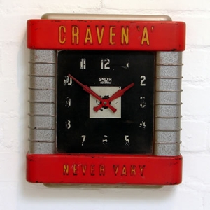 Retro Advertising Clock | 20th Century Props