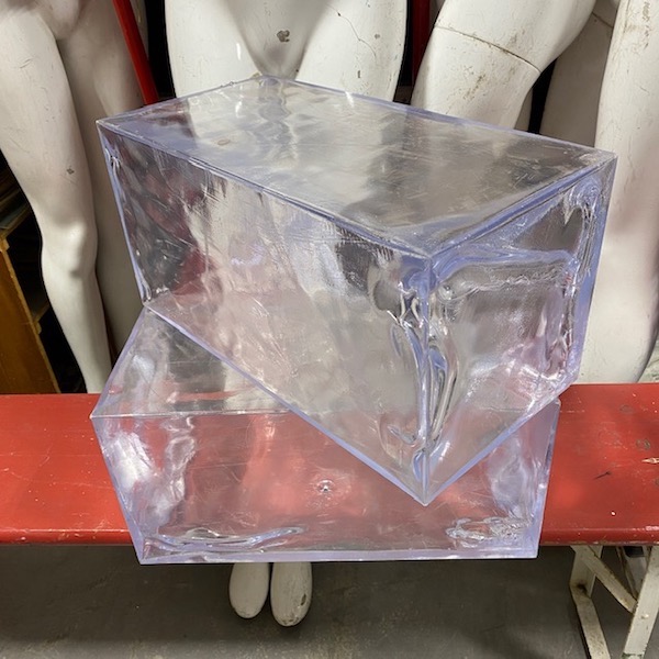 Fake Giant Ice Block/Cube | LONDON PROP HIRE