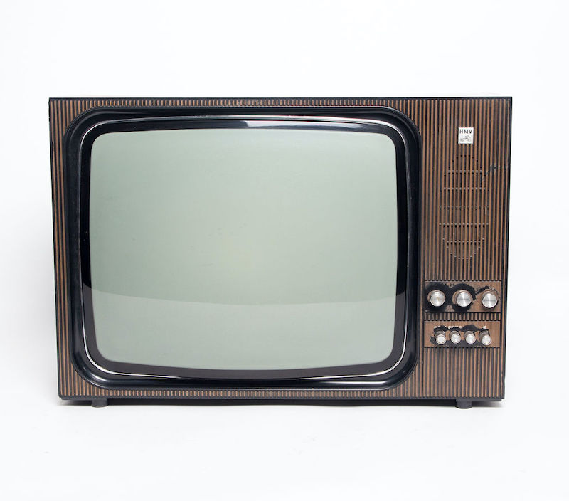 Non Practical 1970's HMV Vintage TV In Wooden Casing (19") | LONDON ...