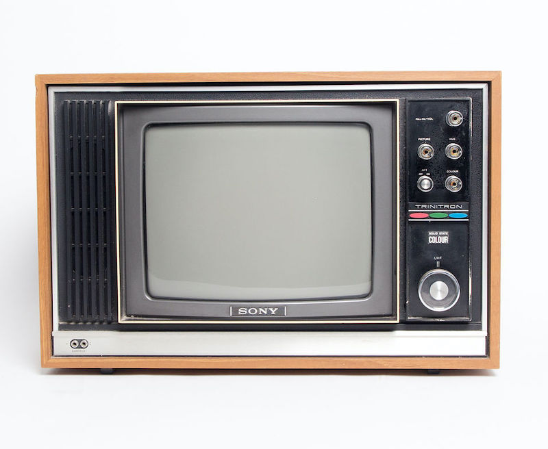 Non Practical 1960's Sony Trinitron Solid State TV | 20th Century Props