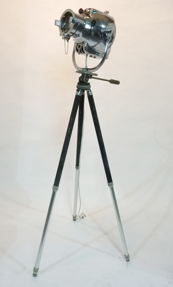 Vintage 'Strand Electric' Polished Chrome Spotlight (Working) | LONDON ...