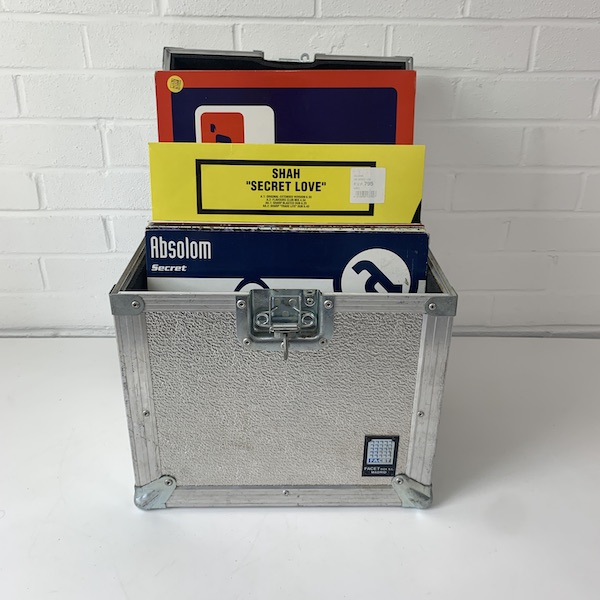 Silver DJ Record/Flight Box | 20th Century Props