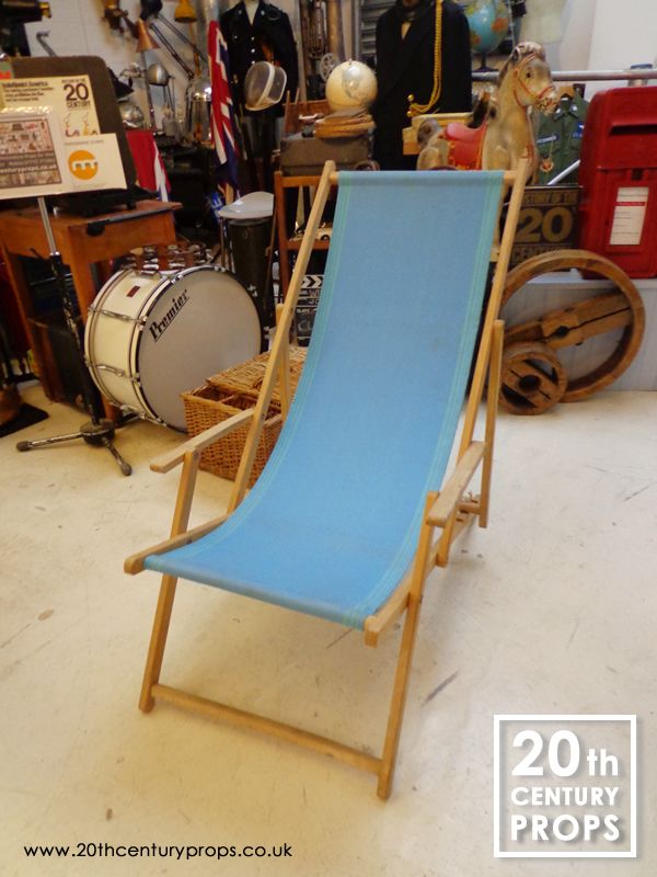 Canvas Deckchair | LONDON PROP HIRE