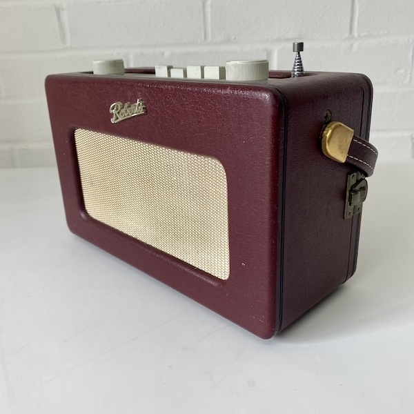 Roberts Burgundy Radio (Non Practical) | 20th Century Props