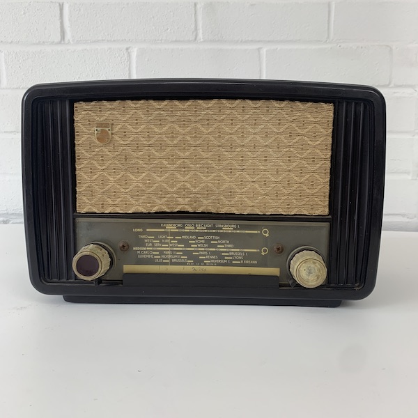 Retro Philips Radio (Non Practical) | 20th Century Props