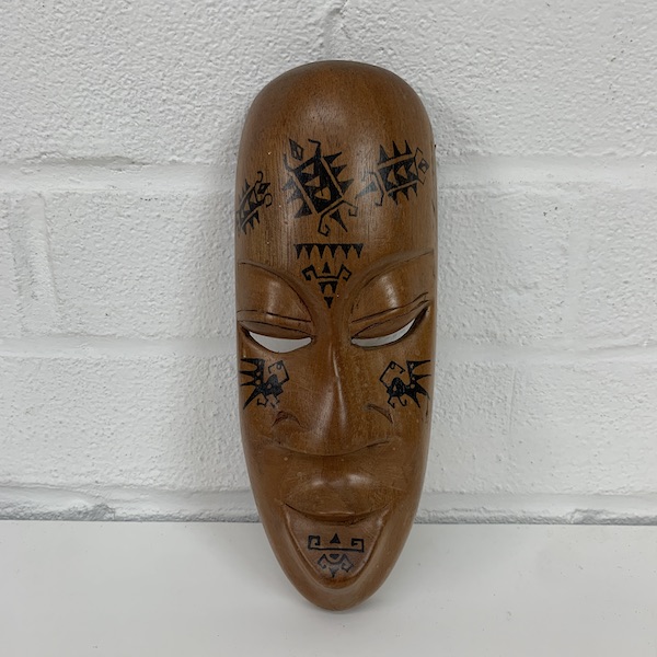 Brown Tribal Mask | 20th Century Props