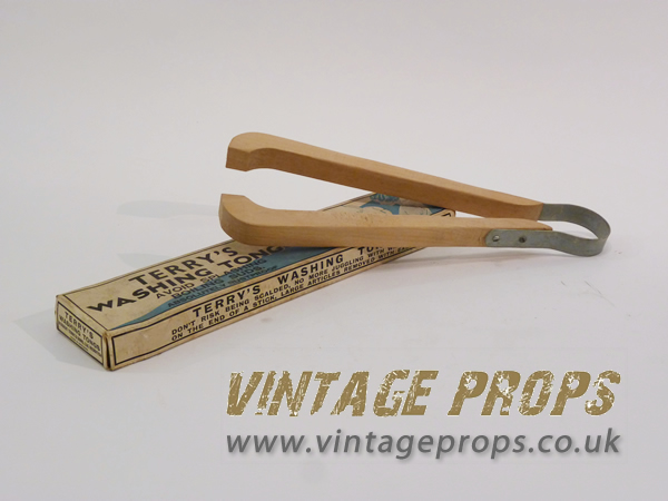 Vintage Washing Tongs | 20th Century Props