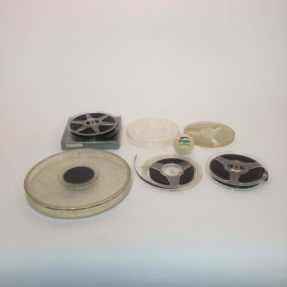 Small Plastic 16mm and 8mm Film Reels | 20th Century Props