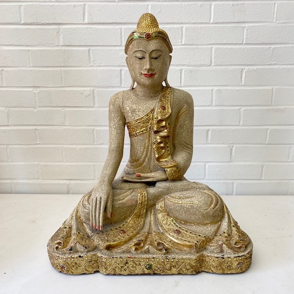 Gold Female Buddha | LONDON PROP HIRE