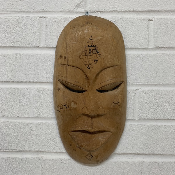 Wooden Tribal Mask | 20th Century Props