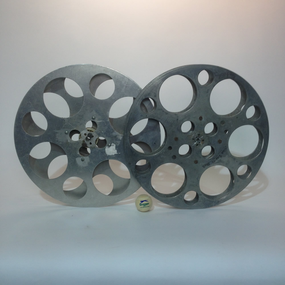 Large Metal 35mm Film Reel | Vintage Props