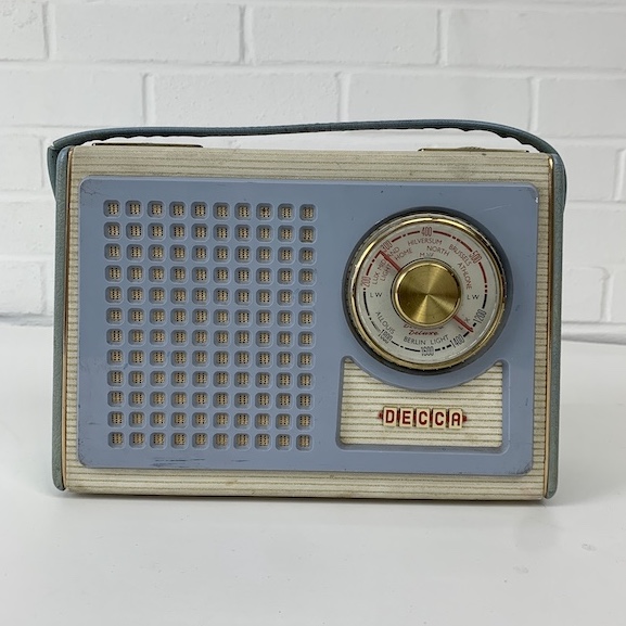 Decca Blue Radio (Non Practical) | 20th Century Props
