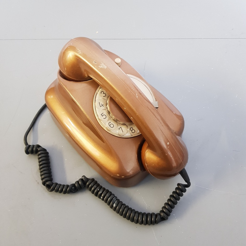 Gold Telephone | Vintage Props