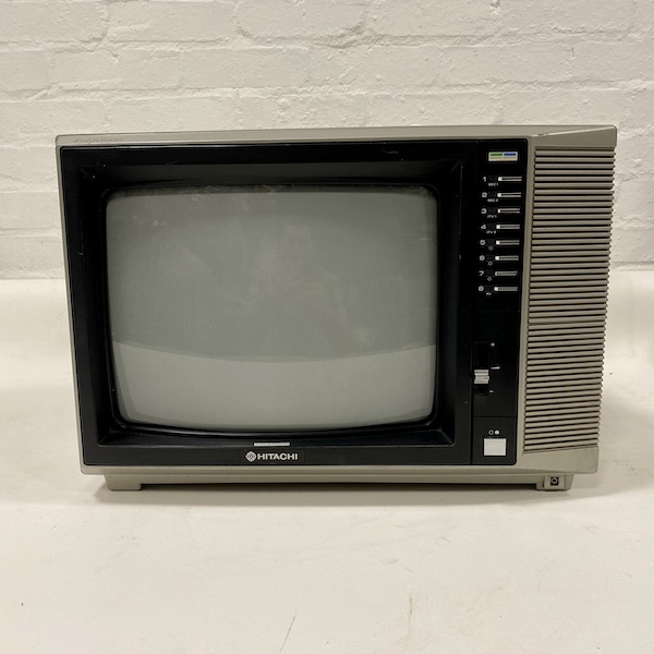 Fully Working Colour Hitachi Instavision TV (14") | 20th Century Props