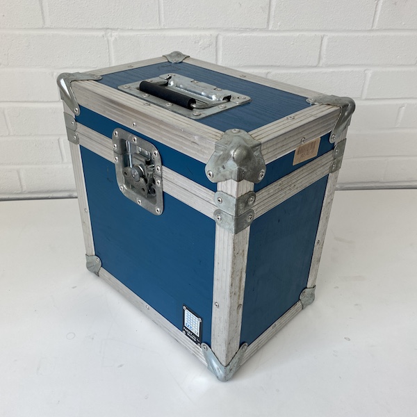 Blue DJ Record/Flight Box | 20th Century Props