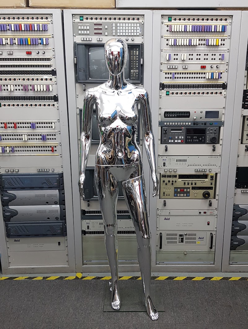 Silver Metallic Female Mannequin | LONDON PROP HIRE