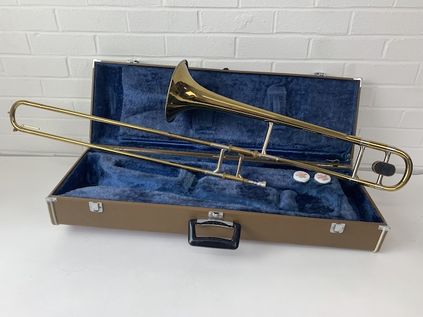 Trombone With Case | 20th Century Props