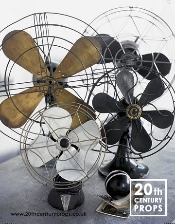 Vintage Industrial Fan | 20th Century Props