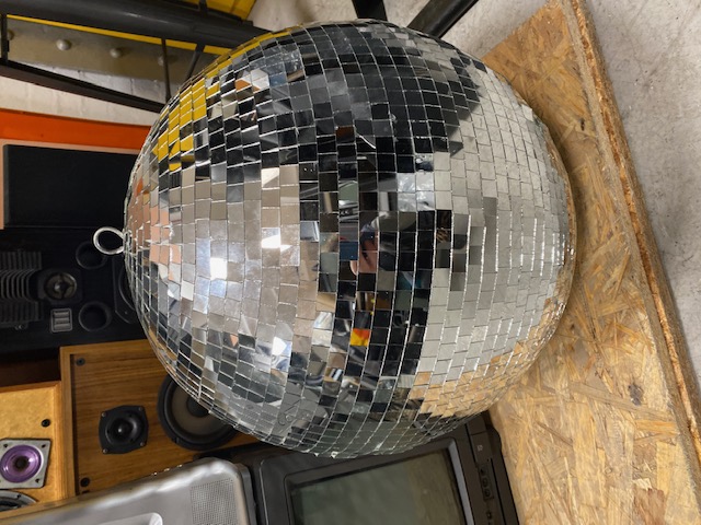 Large Mirror Disco Ball - Diameter 50cm | 20th Century Props
