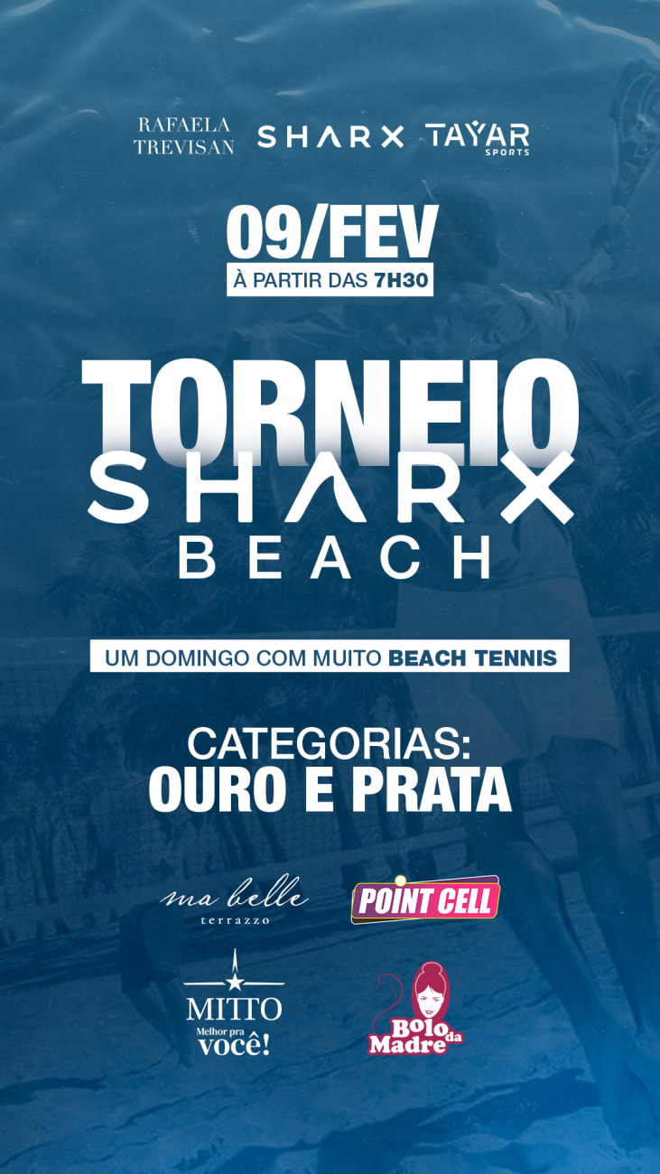 Informações do Torneio Torneio Sharx Beach - LetzPlay