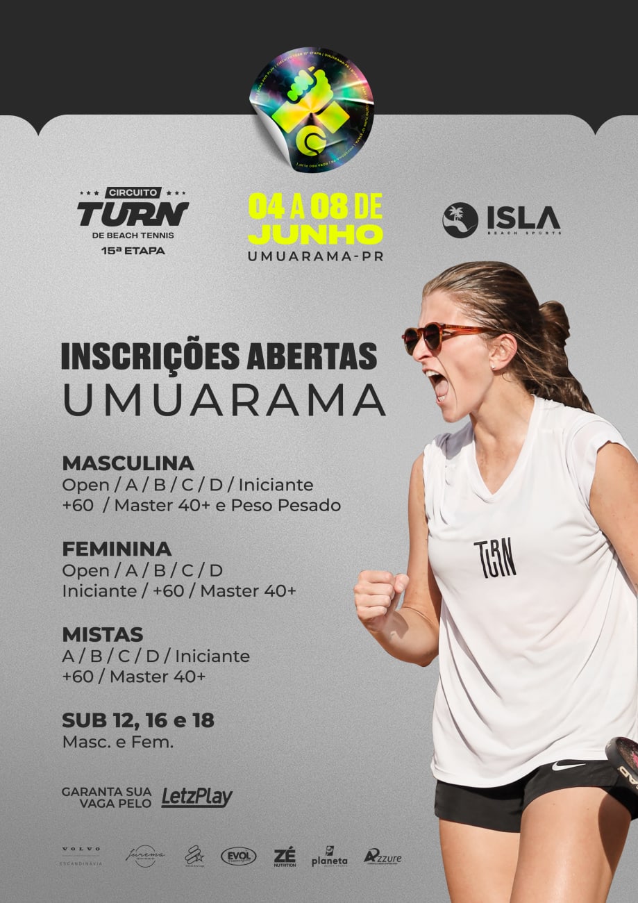 Informações do Torneio Circuito Turn | 15ª Etapa - ISLA BEACH SPORTS ...