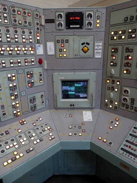 Huge practical industrial/military look control panel console assembly ...