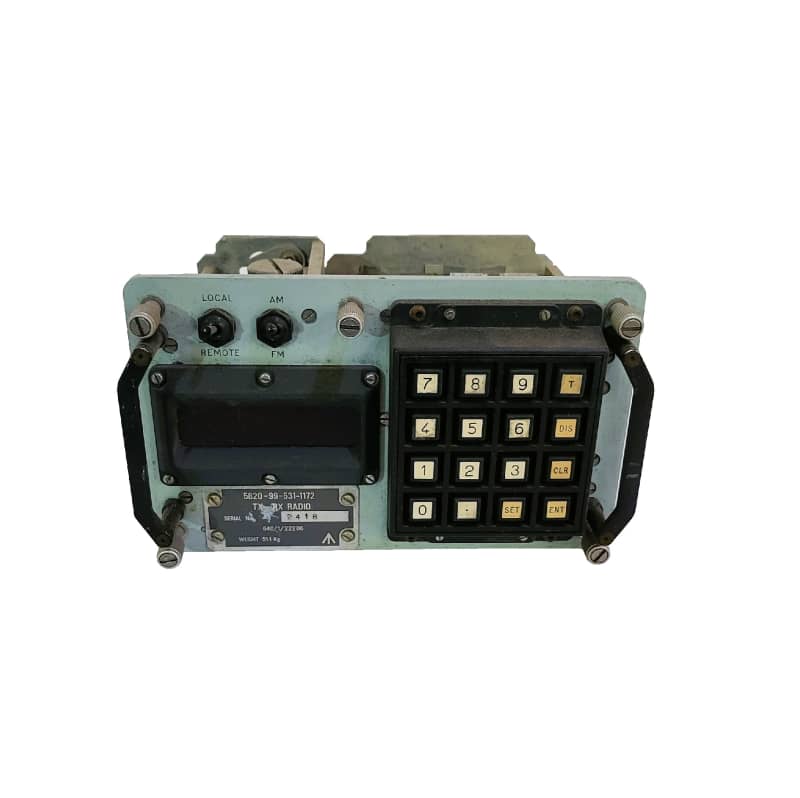 Non Practical Navy Radio Panel With Chunky Keypad | Electro Props Hire