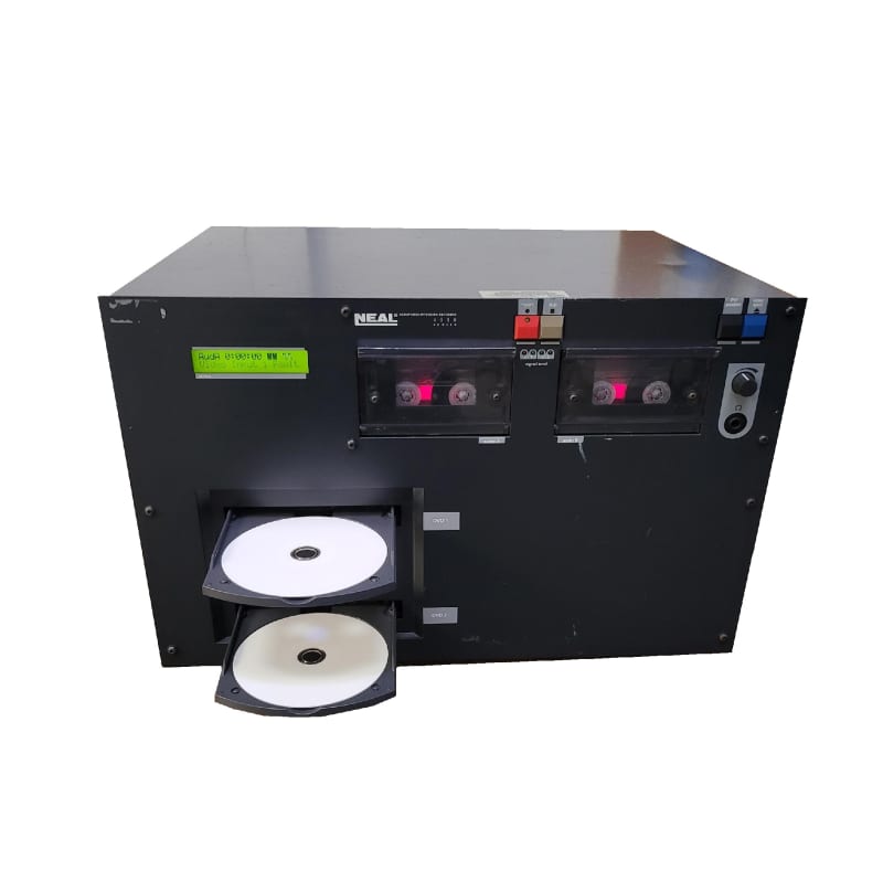 Part Practical Neal 4201 police style twin video DVD & audio cassette ...