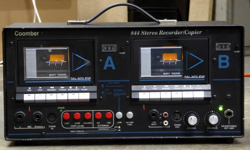 Professional Coomber 844 twin cassette duplicator/recorders | Electro ...