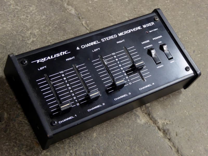 Mini desktop audio/microphone mixer | Electro Props Hire