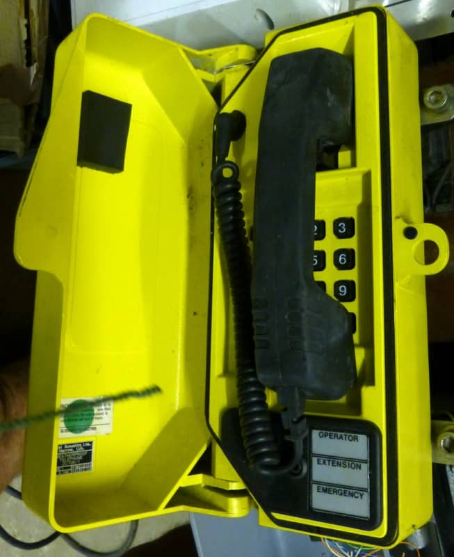 Wall mount industrial phones | Electro Props Hire