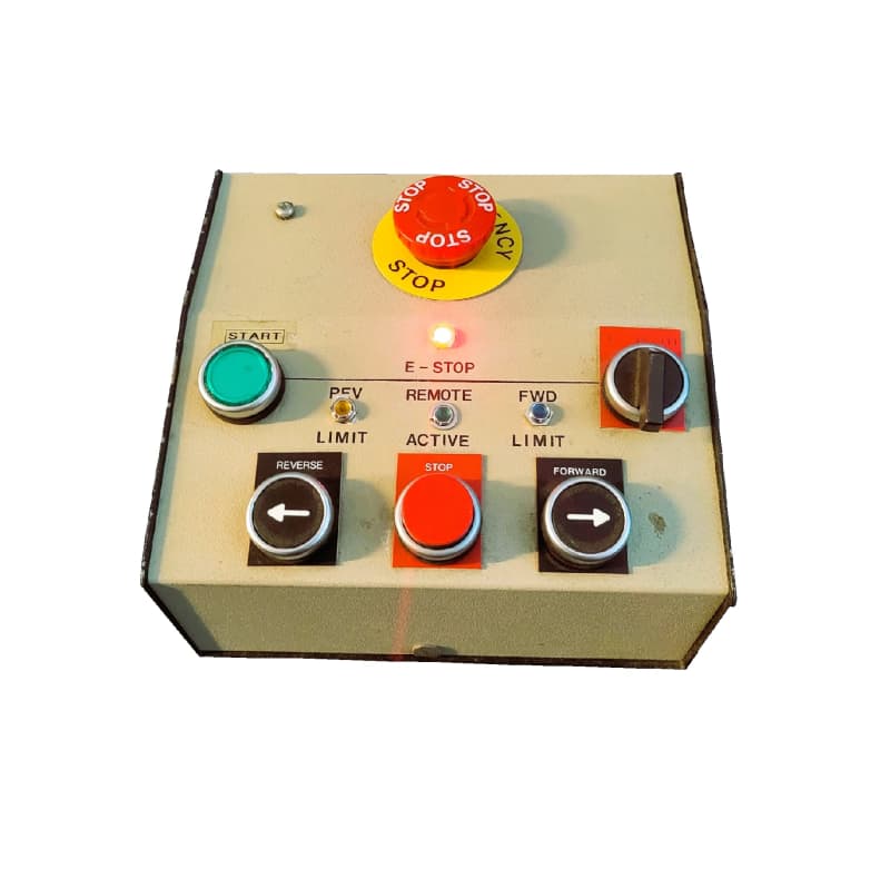 Practical Desktop Control Console With LED Lights & Emergency Stop ...