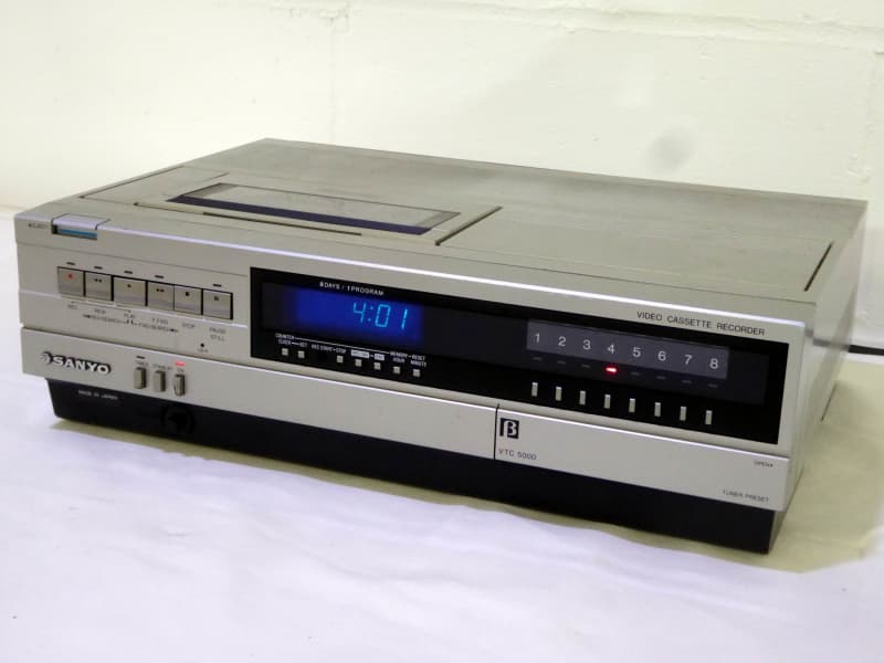 Practical 1980s top loading BETAMAX VCR/Video cassette Recorder ...