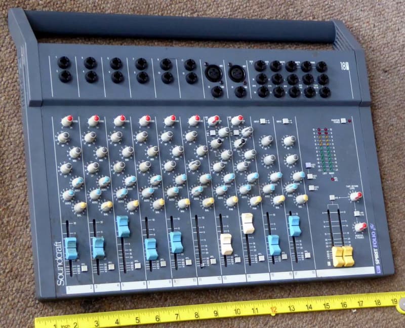 Portable console audio mixer | Electro Props Hire