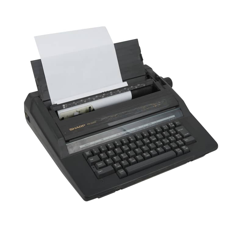 Vintage SHARP PA-3000 Electronic Electric Portable Typewriter | Electro ...