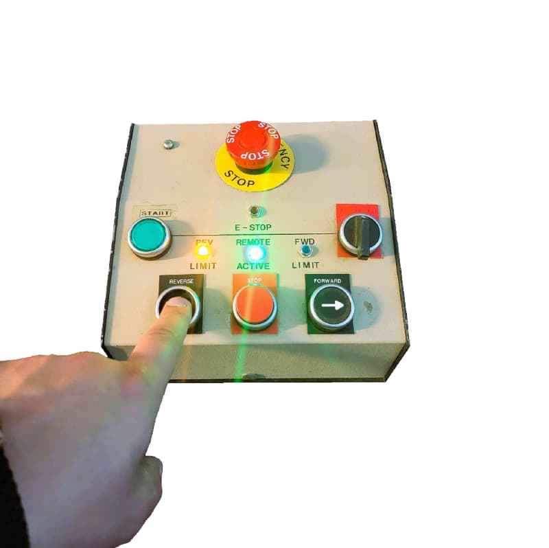 Practical Desktop Control Console With LED Lights & Emergency Stop ...